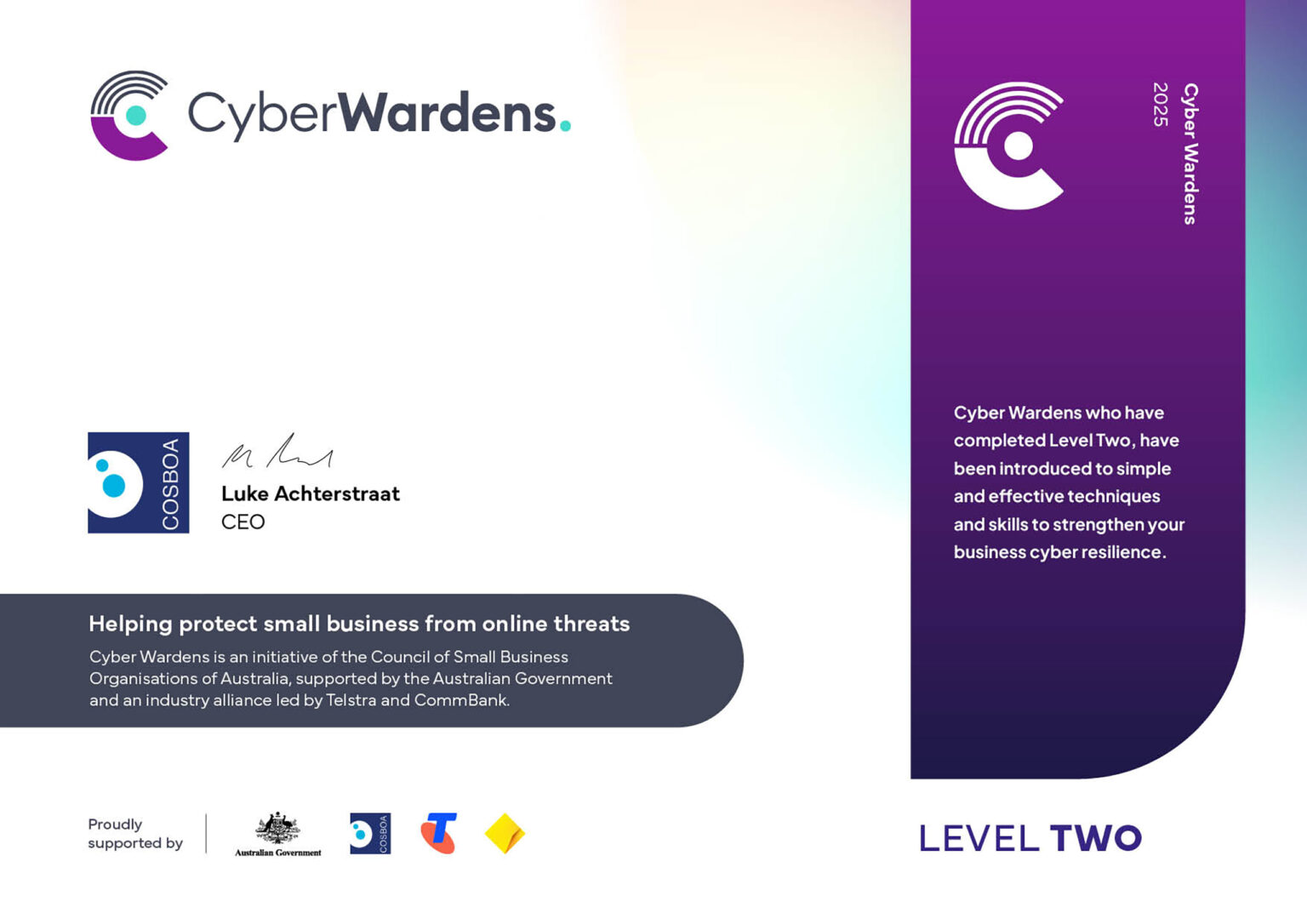CW_Level 2-Certificate_2025 - Cyber Wardens